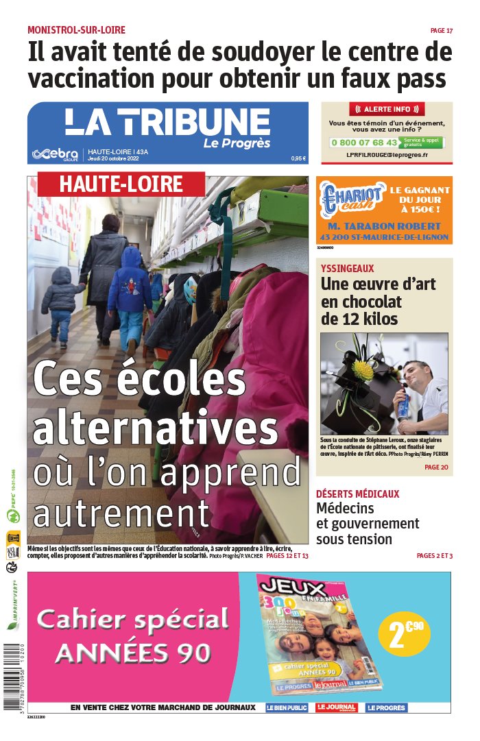 Le Progrès N°20221020 du 20 octobre 2022 à télécharger sur iPad