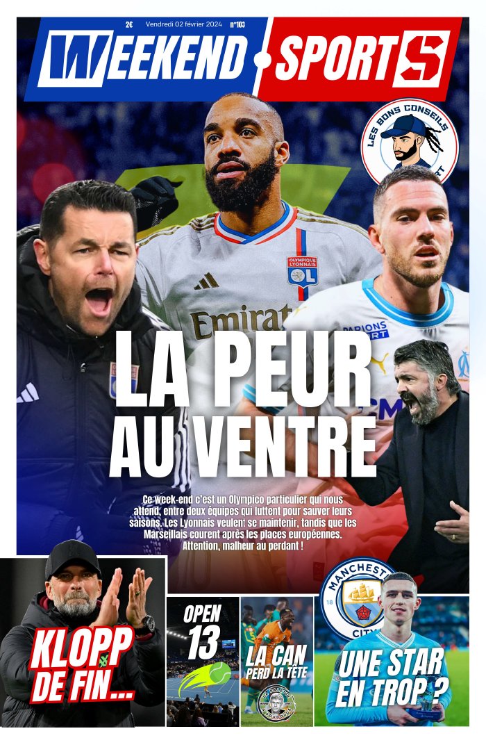 Week-end Sports N°103 du 02 février 2024 à télécharger sur iPad