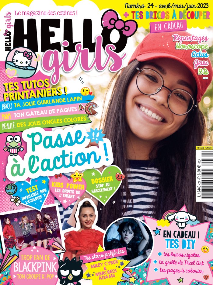 Hello Girls N°24 du 21 mars 2023 à télécharger sur iPad