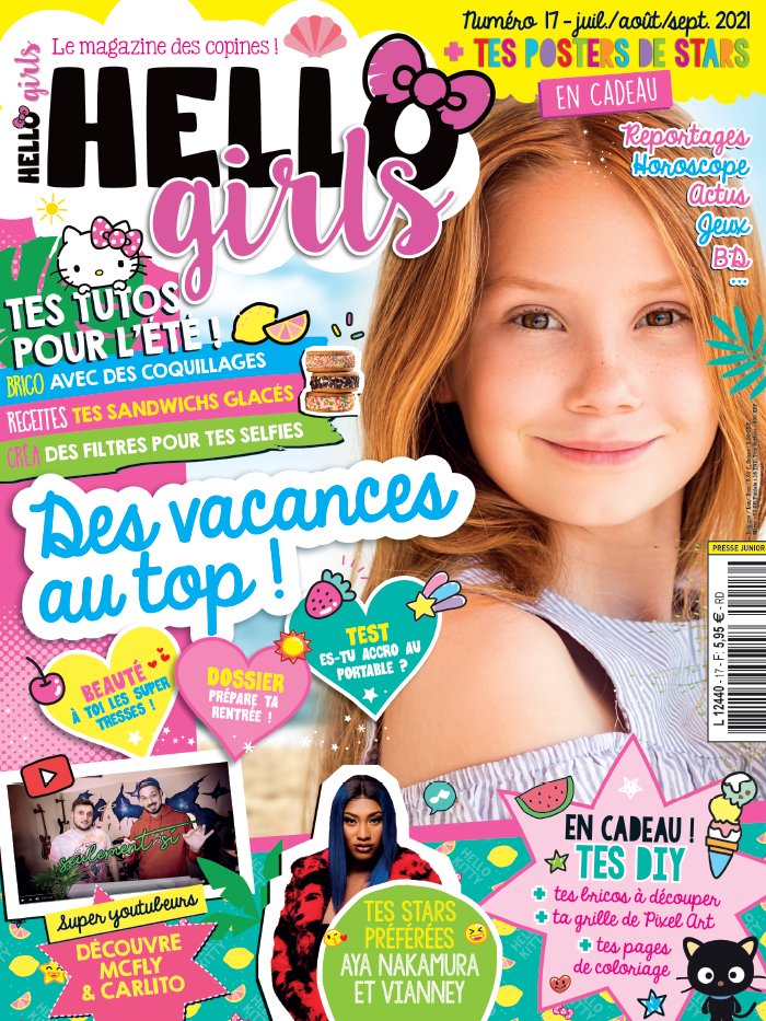 Hello Girls N°17 du 01 juillet 2021 à télécharger sur iPad