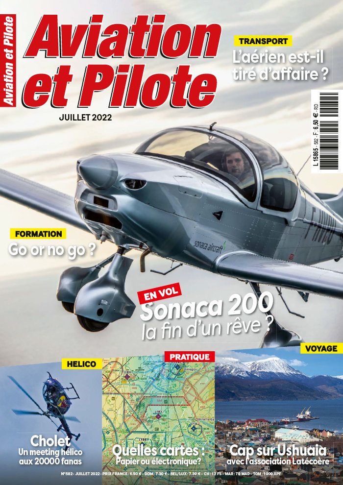 Aviation et Pilote N°582 du 01 juillet 2022 à télécharger sur iPad