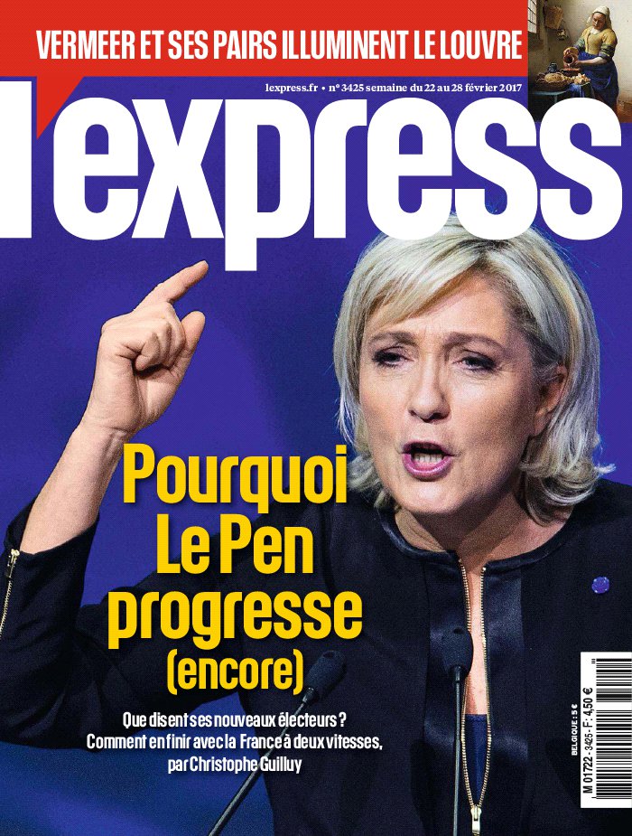 L'Express N°3425 du 22 février 2017 à télécharger sur iPad