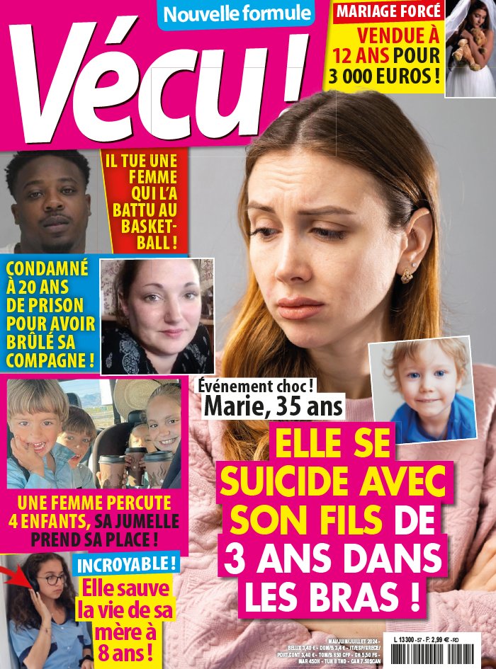 Lisez Vécu du 12 avril 2024 sur ePresse.fr
