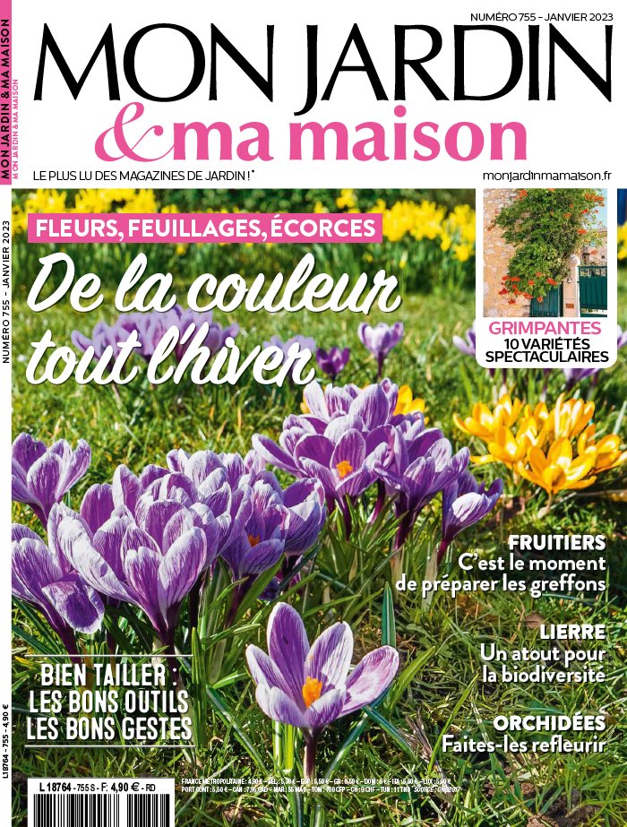 Mon Jardin, Ma Maison N°755 du 06 janvier 2023 à télécharger sur iPad
