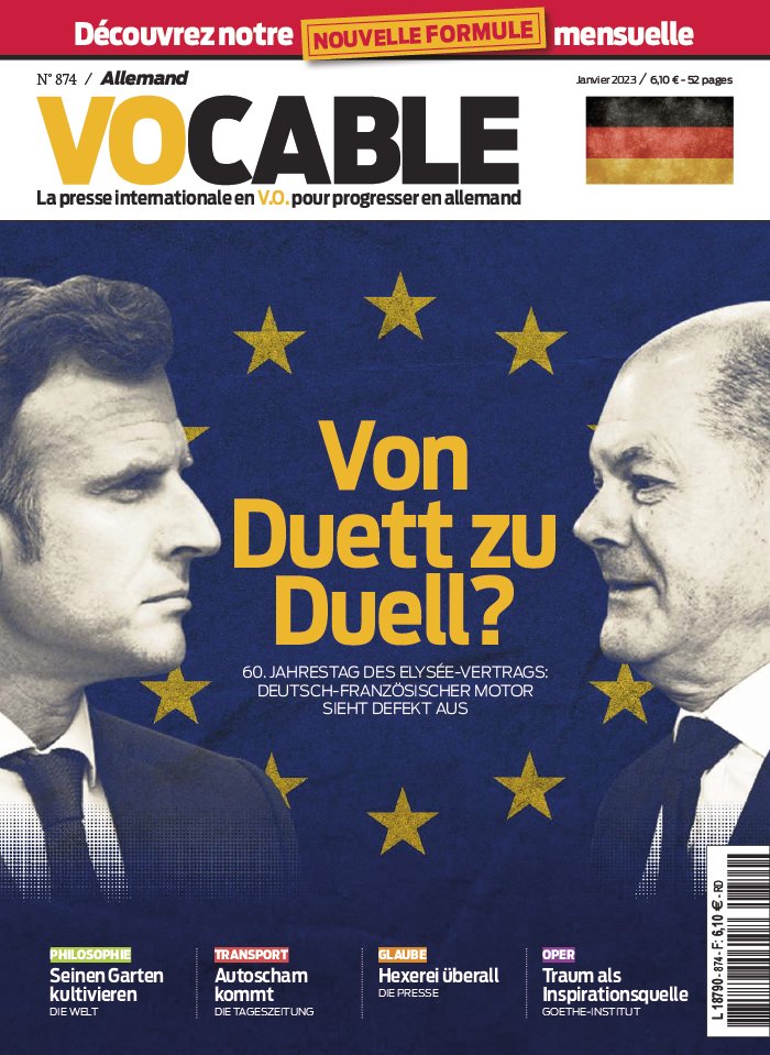 Vocable Allemand N°874 du 06 janvier 2023 à télécharger sur iPad