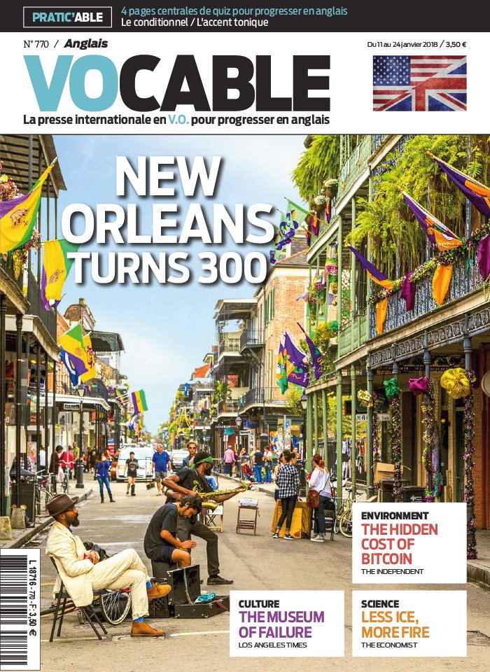 Vocable Anglais N°770 du 11 janvier 2018 à télécharger sur iPad