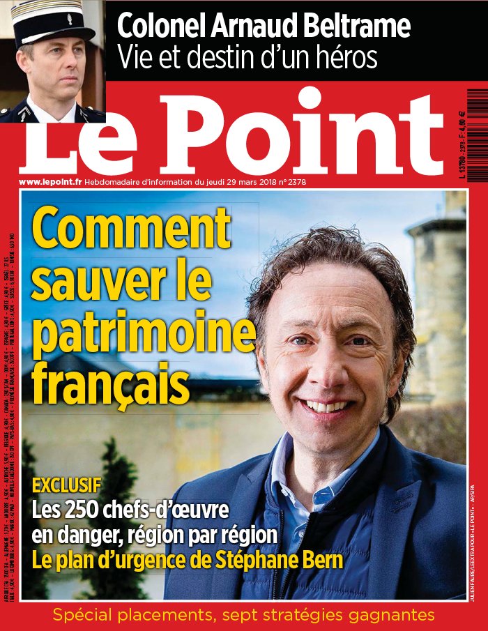 Le Point N°2378 du 29 mars 2018 à télécharger sur iPad